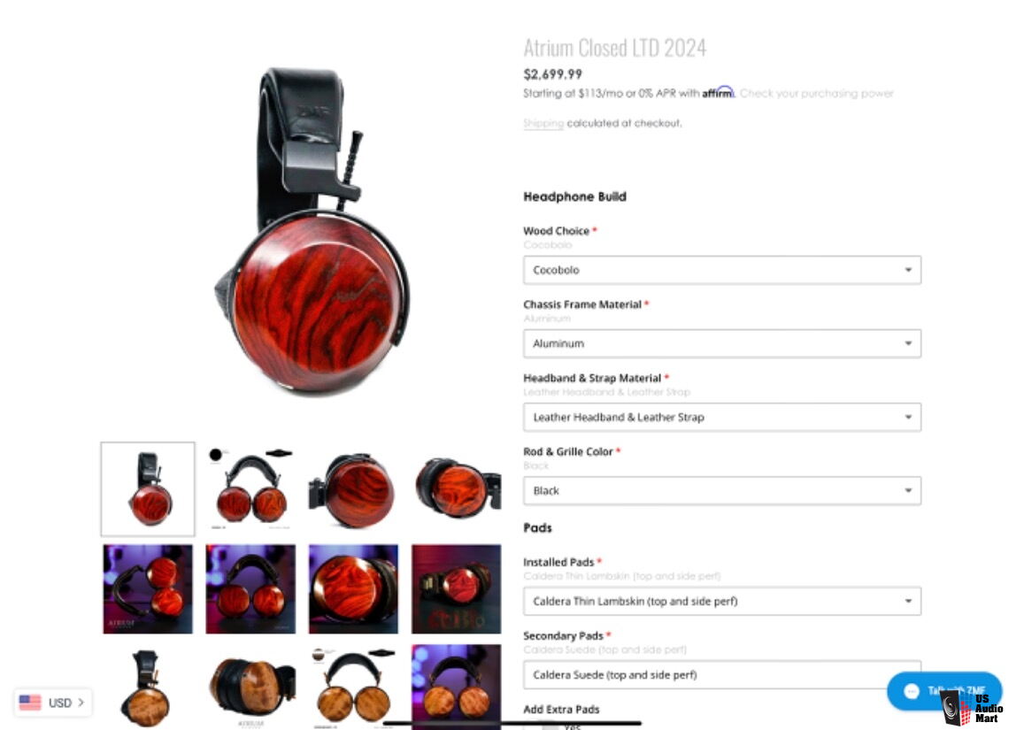 ZMF Atrium Closed LTD Cocobolo 2024……..like new Photo #5163473 - US ...