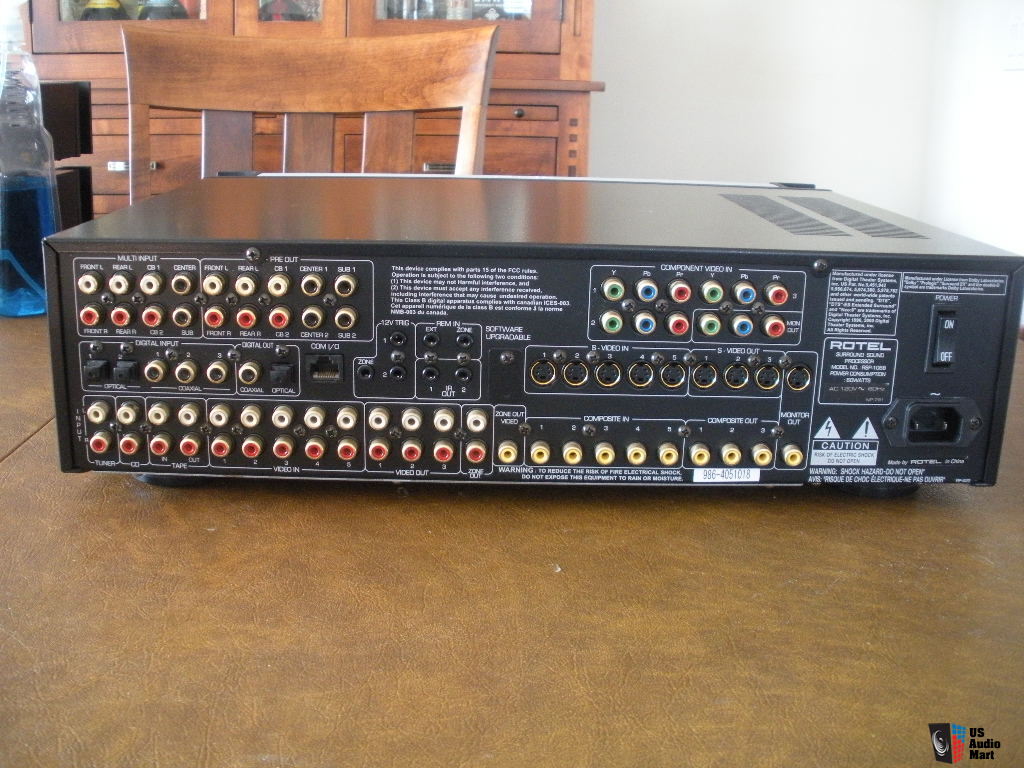 Rotel RSP-1068 Audio/Video pre amp, box, remote Photo #5164466 - US ...