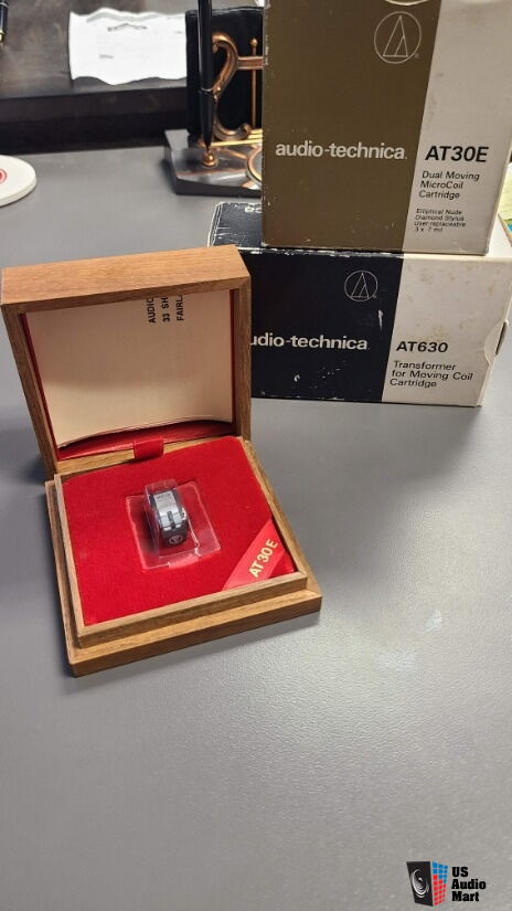 Audio Technica AT30E Dual Moving Coil Cartridge with AT630 Transformer