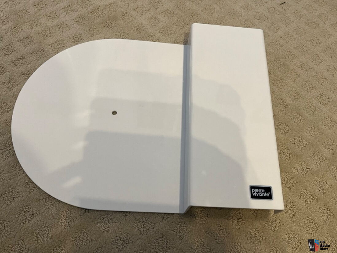 White Turntable Dustcover - fits many turntables. Check measurement ...