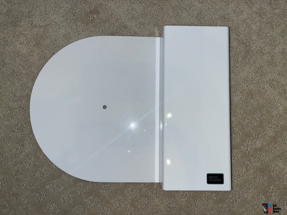 White Turntable Dustcover - fits many turntables. Check measurement ...
