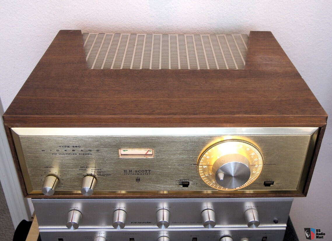 HH Scott 350A vacuum tube rectified FM Multiplex stereo tuner For Sale ...