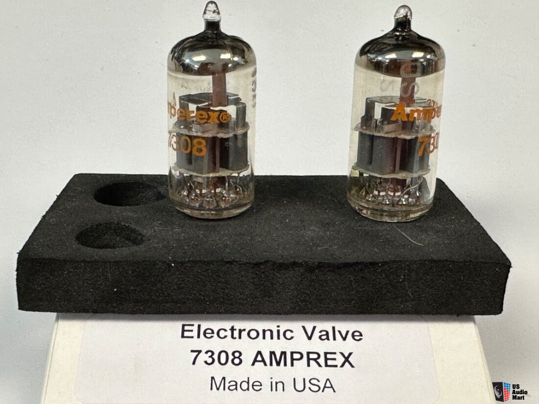 NOS pr. Amperex 7308 (6922/E88CC) -Gold Pins, Made in USA Vacuum Tubes ...
