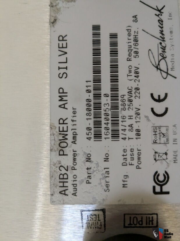 Benchmark AHB2 Amp