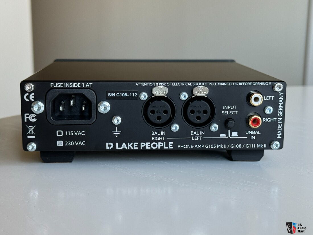 Lake People G108 MKII Balanced Headphone Amplifier Photo #5177576 - US ...