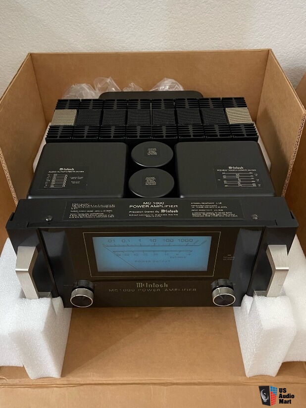 McIntosh MC1000 Amplifier One Pair Photo #5182735 - US Audio Mart