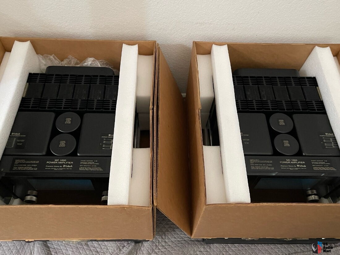 McIntosh MC1000 Amplifier One Pair Photo #5182736 - US Audio Mart