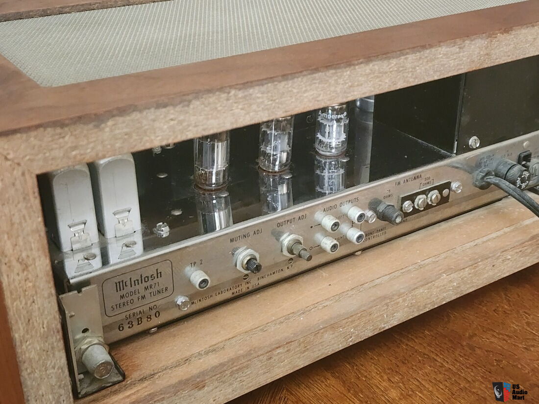 McIntosh MR71 Tube Tuner w/Original Wooden Case Photo #5183214 - US ...