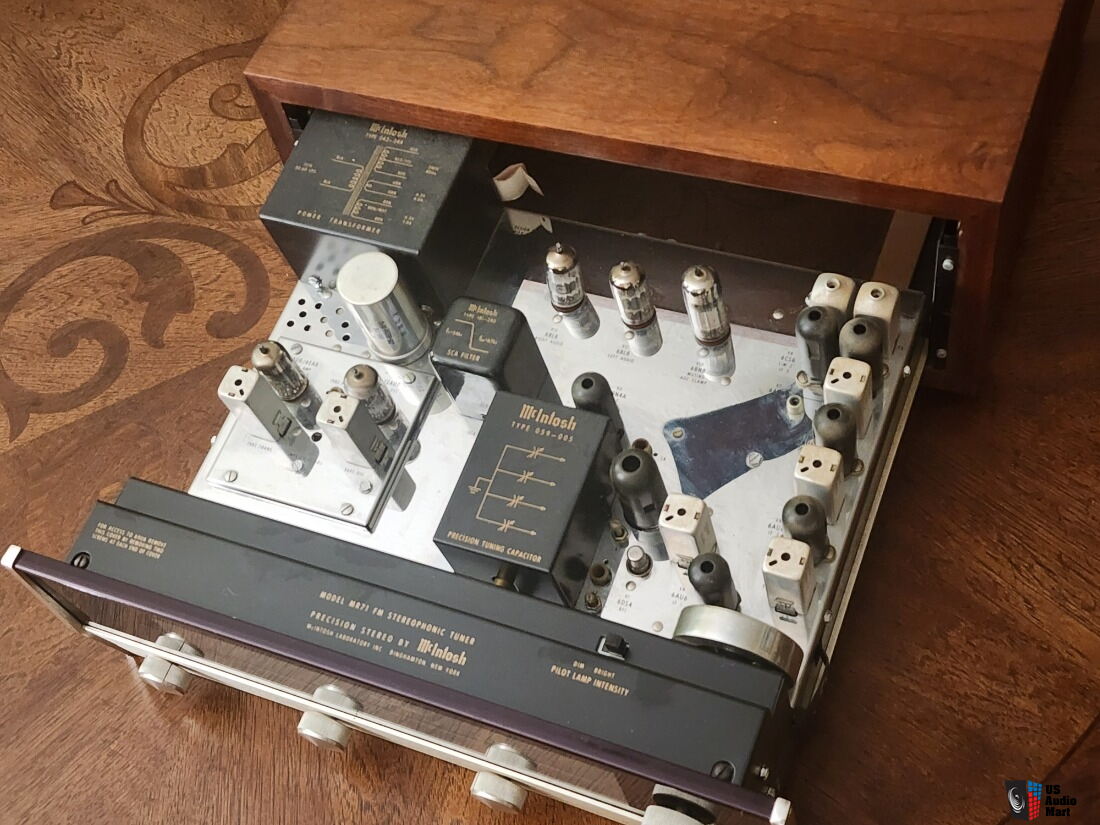 McIntosh MR71 Tube Tuner w/Original Wooden Case Photo #5183214 - US ...