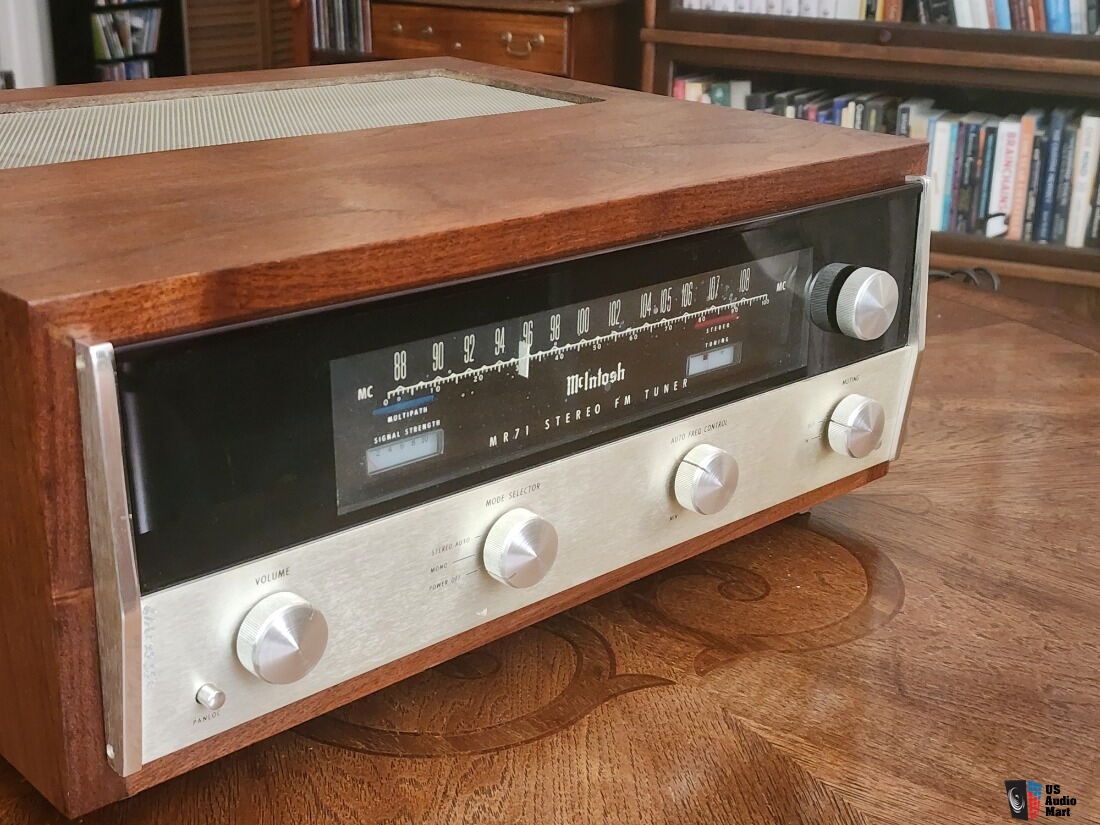 McIntosh MR71 Tube Tuner w/Original Wooden Case Photo #5183215 - US ...