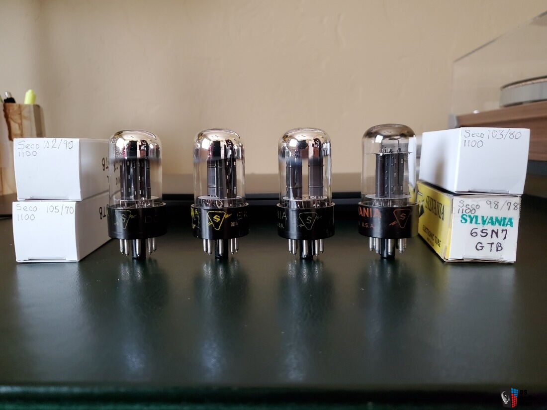 Sylvania 6SN7-GTB Vacuum Tubes (4 Tubes) Photo #5185208 - US Audio Mart