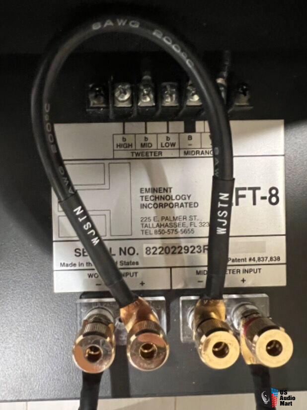 Eminent Technology LFT 8B pair , walnut
