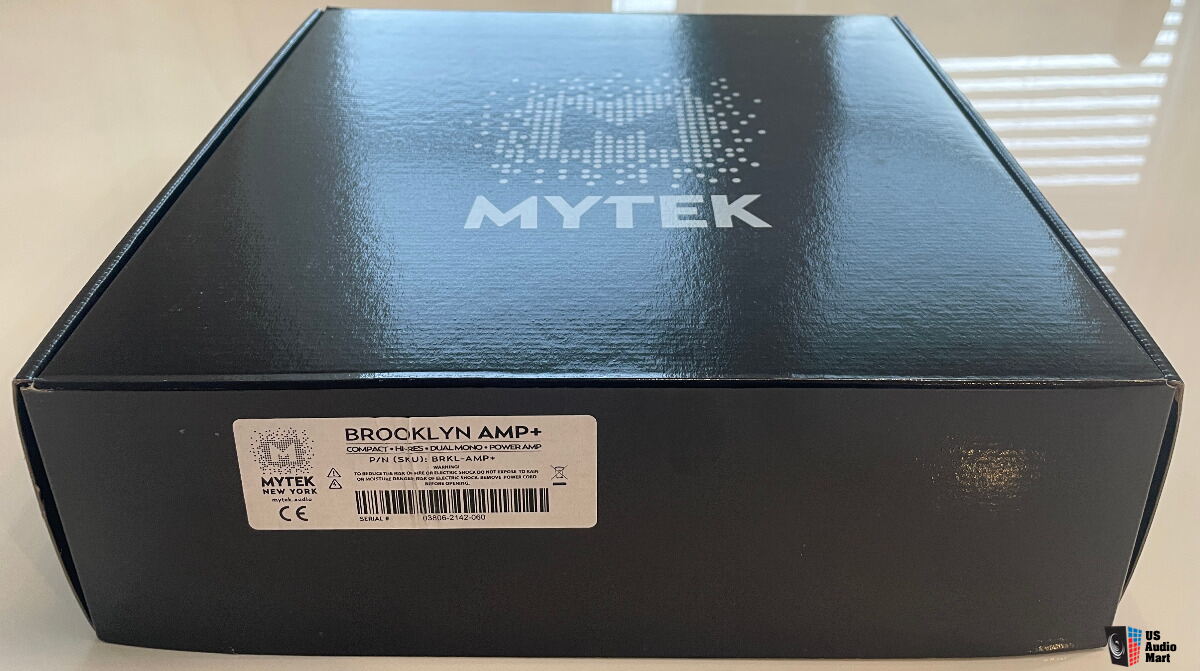 Mytek Brooklyn Amp+ Dual Mono Amplifier. New Open Box Dealer Ad - US ...