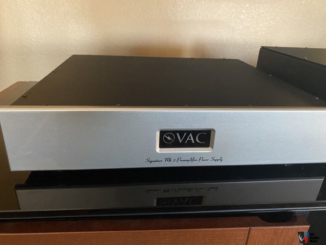 VAC Signature Mk IIa SE Tube PreAmp w/ Phono Stage - Silver Photo ...