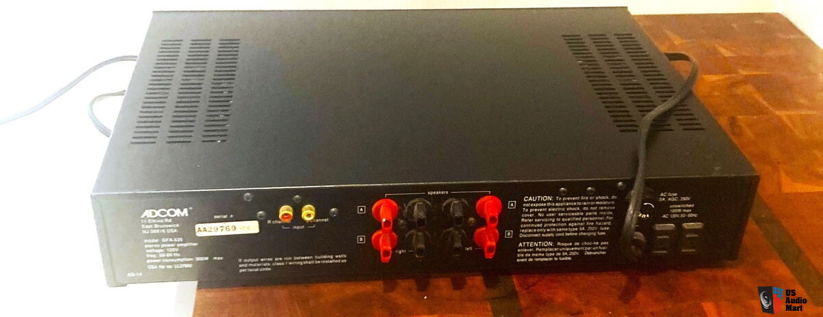 Adcom GTP 450 preamp and GFA535 amp Photo #5191691 - US Audio Mart