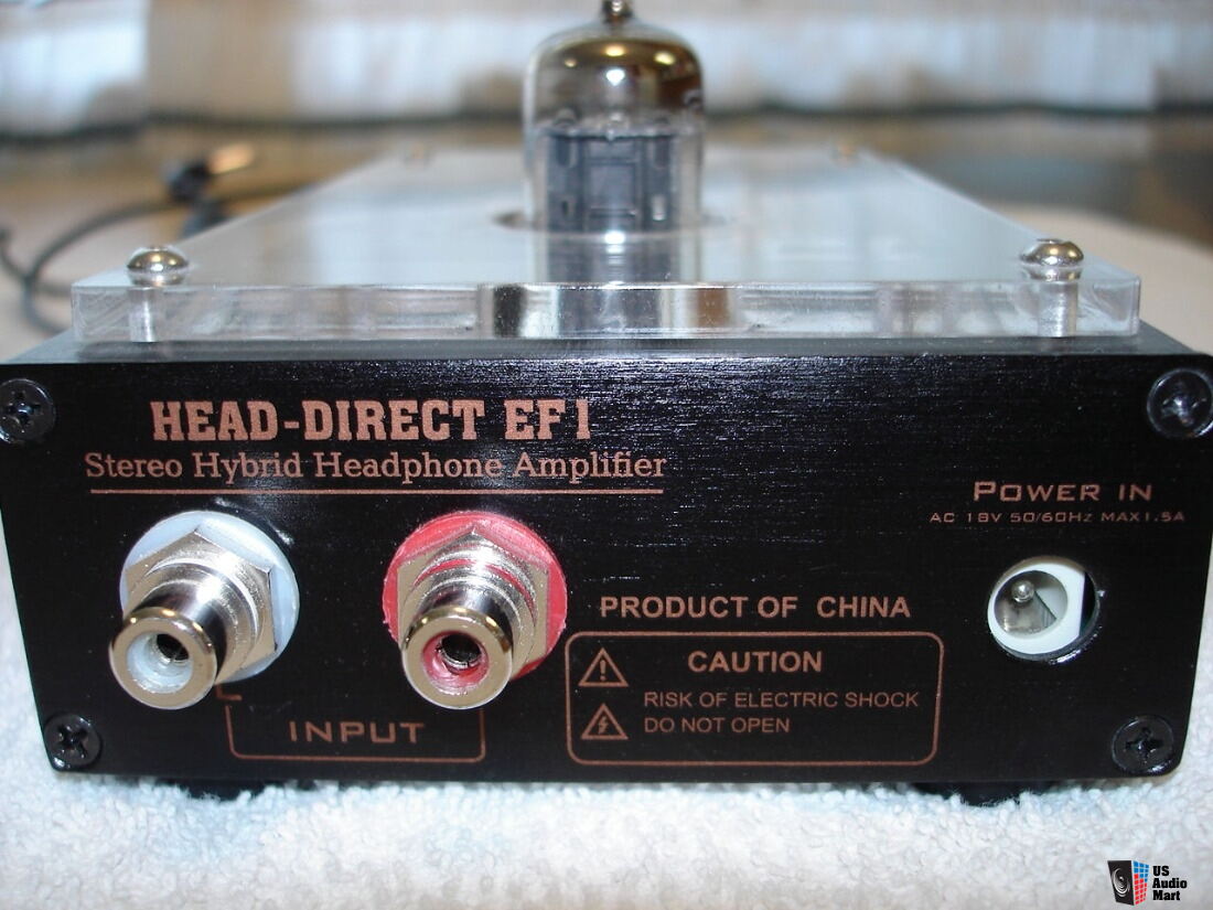 Head-Direct EF1 hybrid SS/tube headphone amp, Amperex foil D getter ...