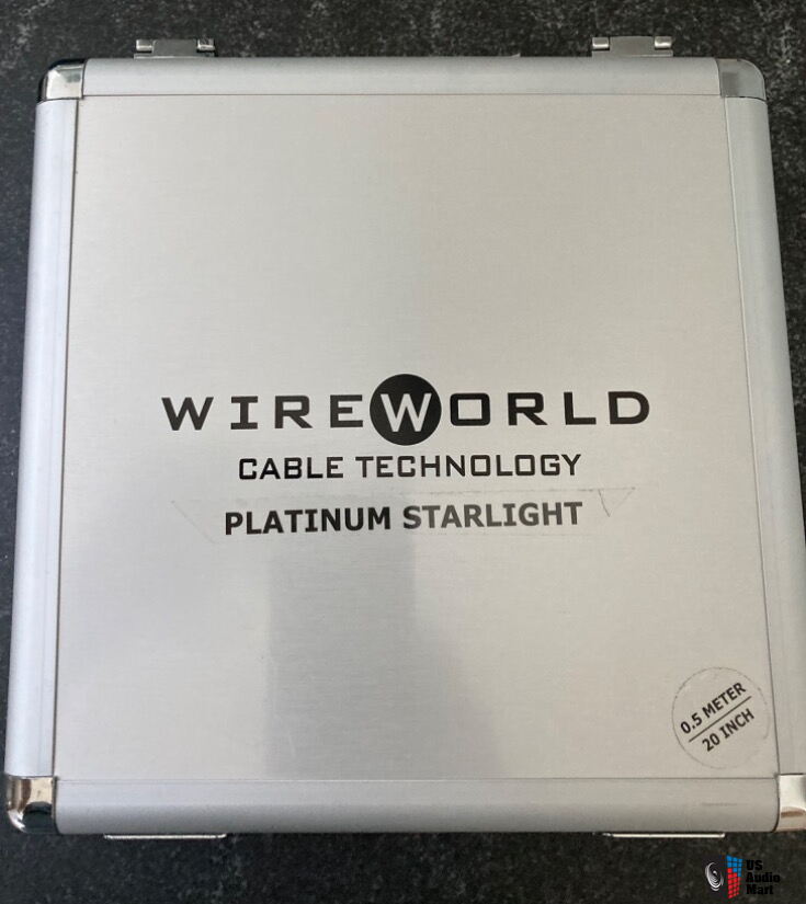 Wireworld Platinum Starlight 7 Digital Cable 0.5M BNC to BNC w/ Black ...