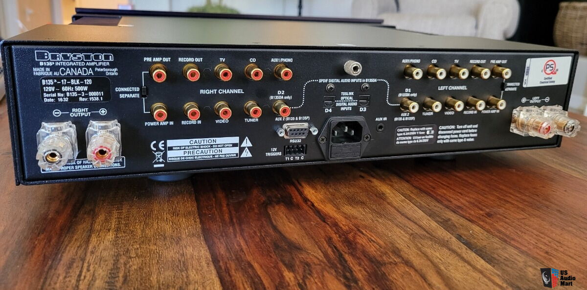Bryston B135 Cubed Integrated Amplifier - Black