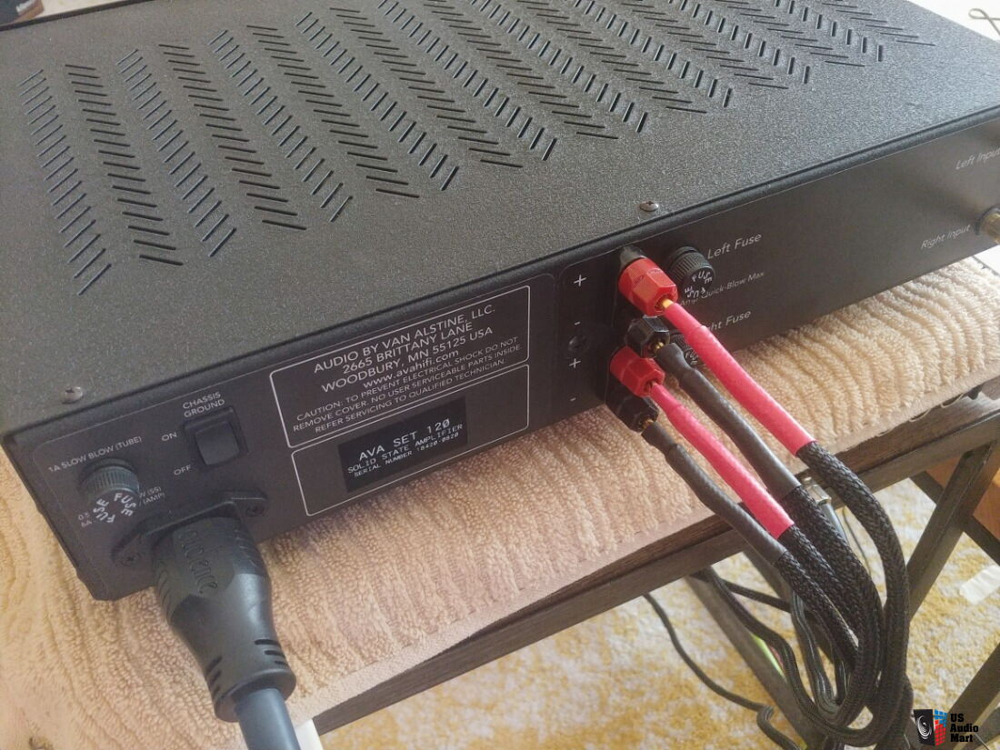 AVA SET 120 power amplifier - Audio by Van Alstine SET120