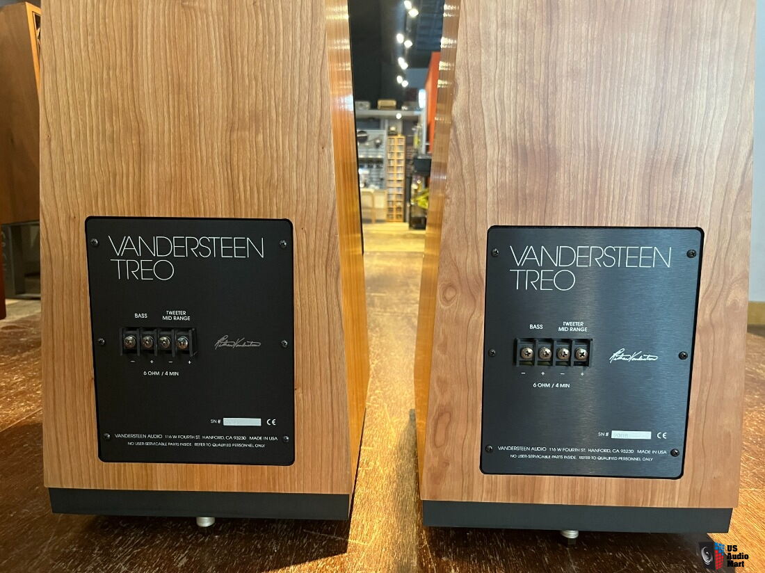 Vandersteen Treo Loudspeakers w/ Original Boxes & Manual - Gorgeous ...