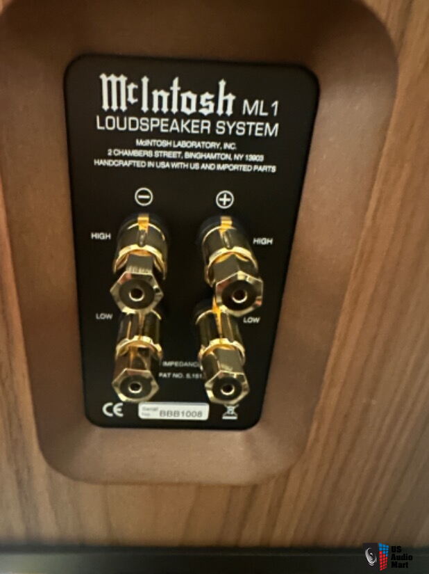 McIntosh ML1 mk2 speakers Photo #5199342 - US Audio Mart