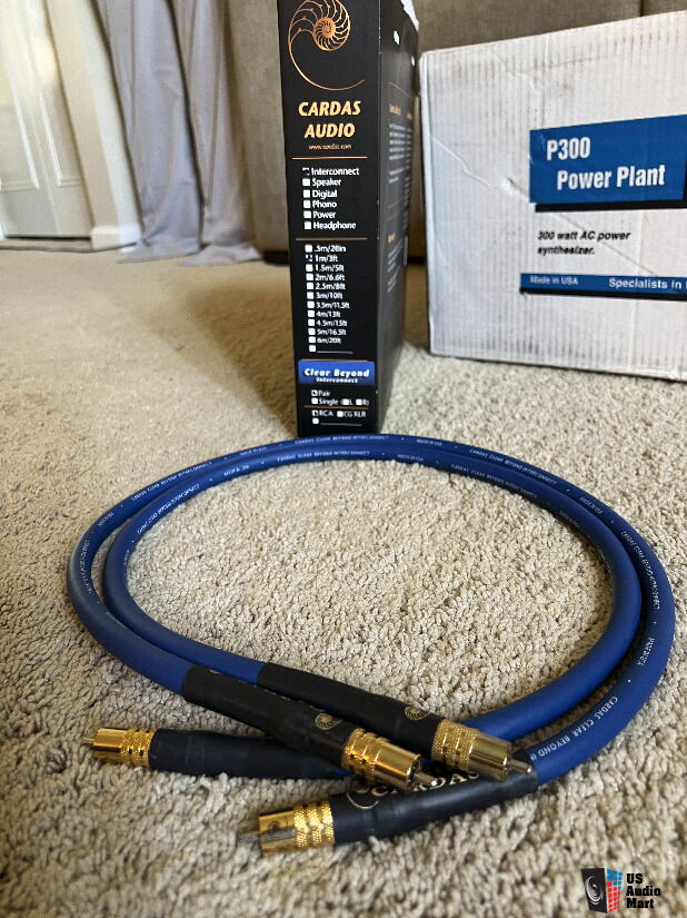 Cardas Audio Clear Beyond 1.0m RCA Interconnects Dealer Ad - US Audio Mart