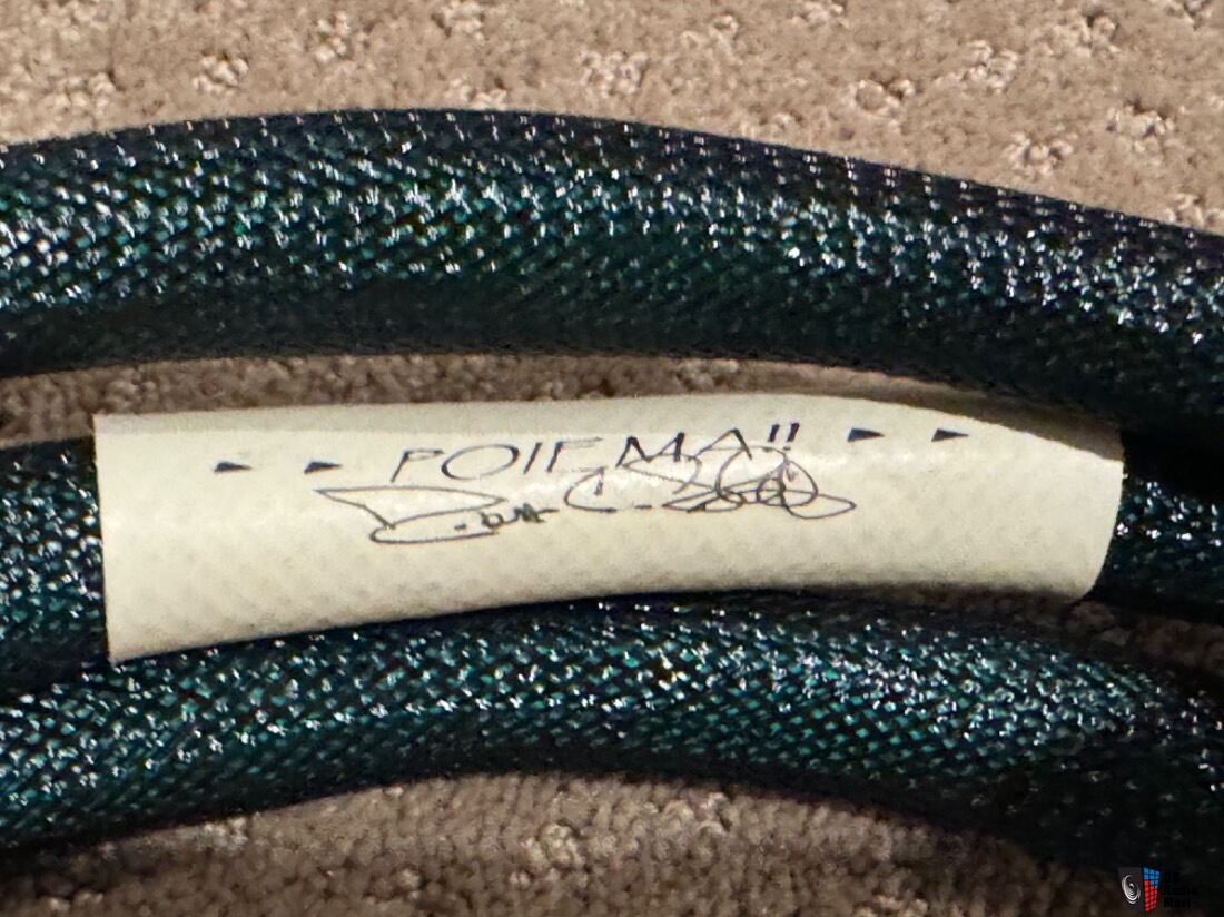 Solid Silver Ribbon Power Cable 12ft - Ridge Street Audio Poiema ...