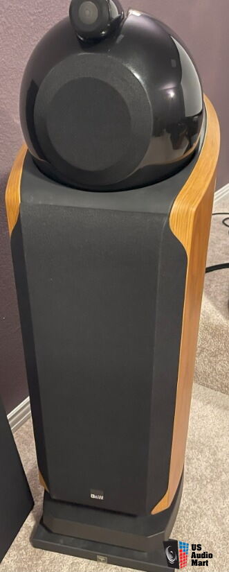 B&W (Bowers and Wilkins) 802D cherry with Sound Anchor stand Photo ...