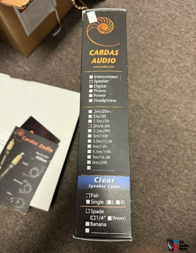 Cardas Audio Clear Speaker Cables Photo #5208341 - US Audio Mart