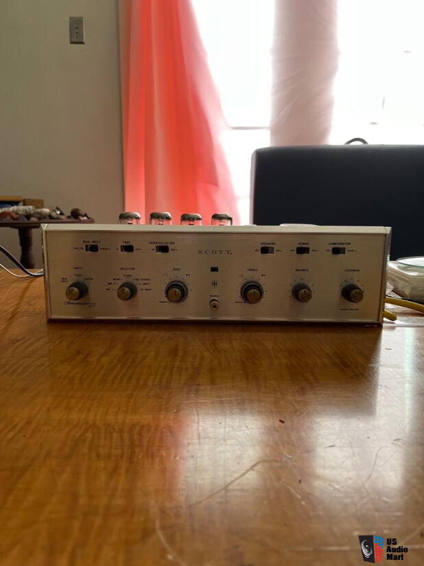 HH Scott 233 integrated tube amp recapped, choke installed, CE ENG can ...