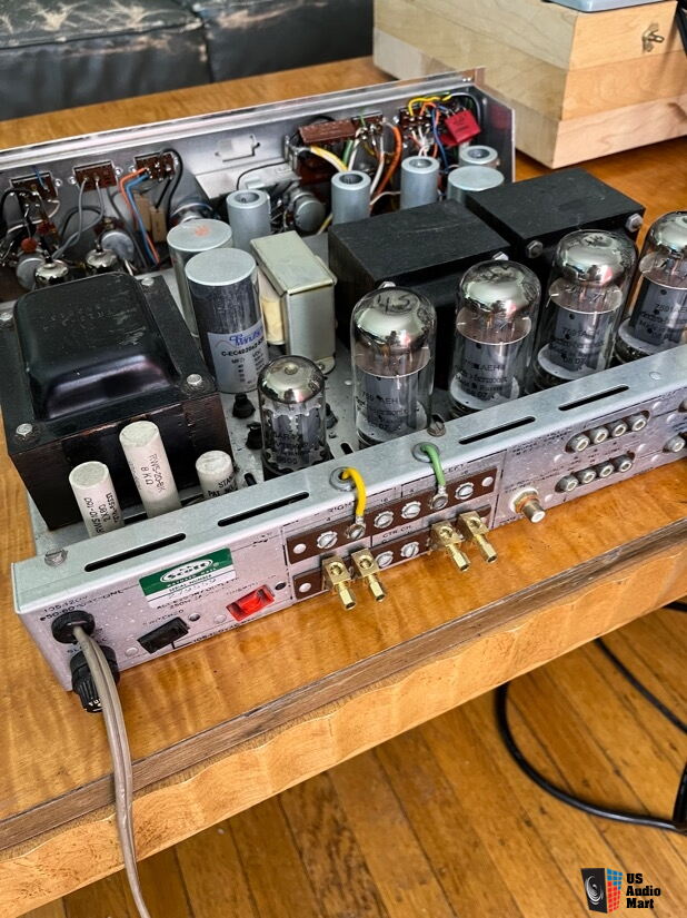 HH Scott 233 integrated tube amp recapped, choke installed, CE ENG can ...