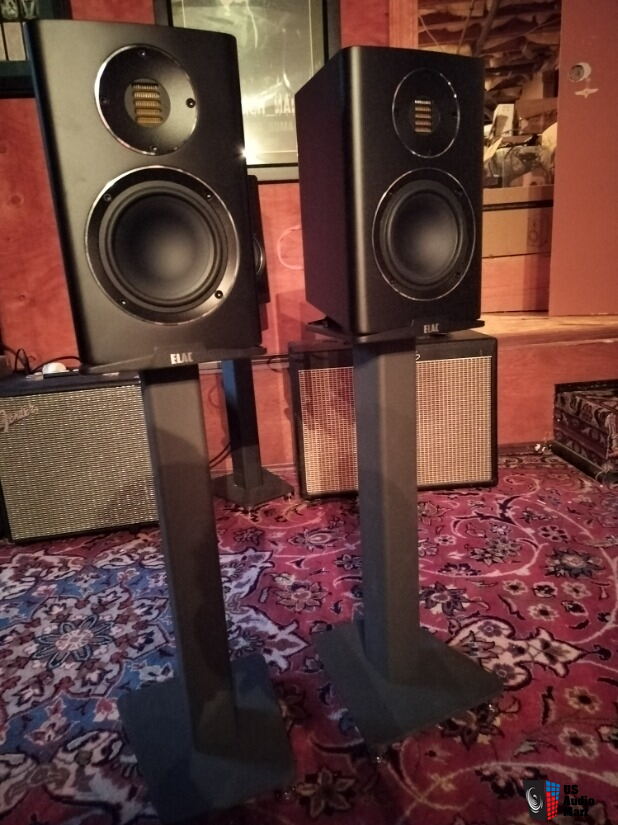 ELAC Carina BS243.4 Speakers with LS-80 stands For Sale - US Audio Mart