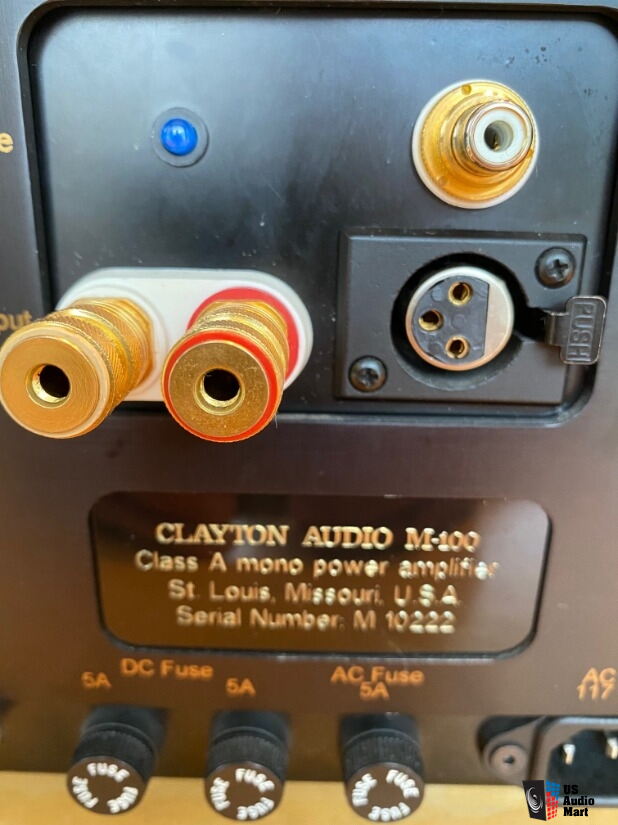 Clayton Audio M-100 / Class A monoblocks Photo #5211758 - US Audio Mart