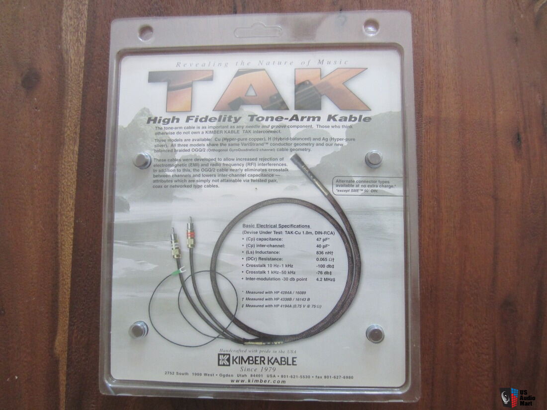 Kimber TAK-Cu Tonearm Cable 1M Photo #5212979 - US Audio Mart