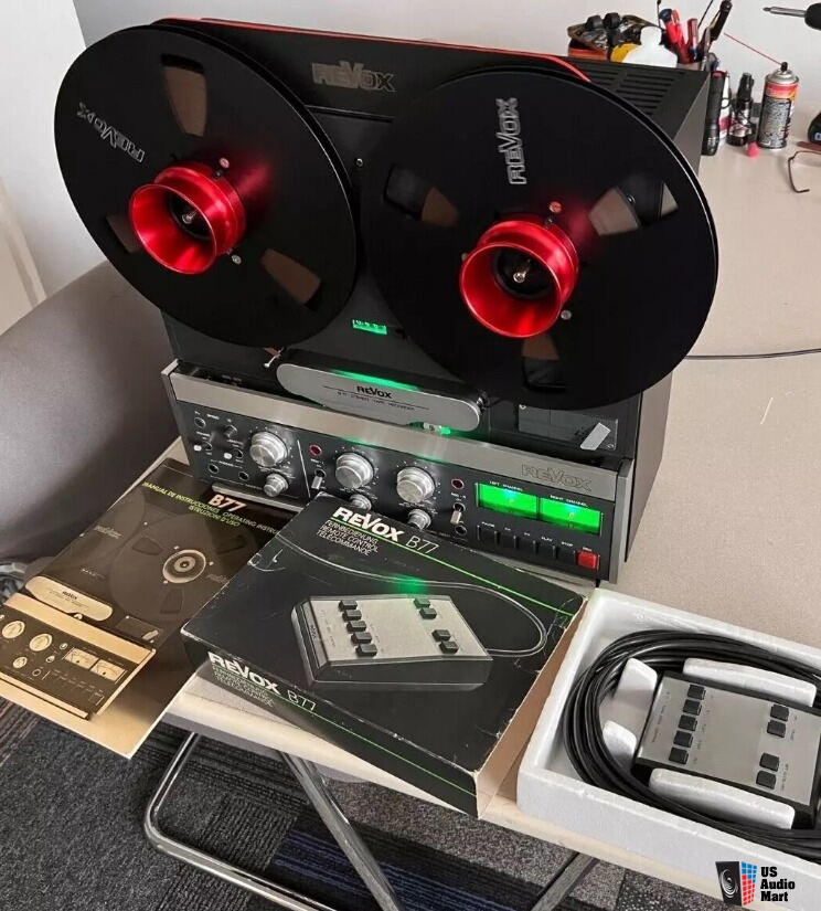 Revox B77 NAB High Speed 7.5/15 IPS Reel to Reel 2 Track RESTORED Photo ...