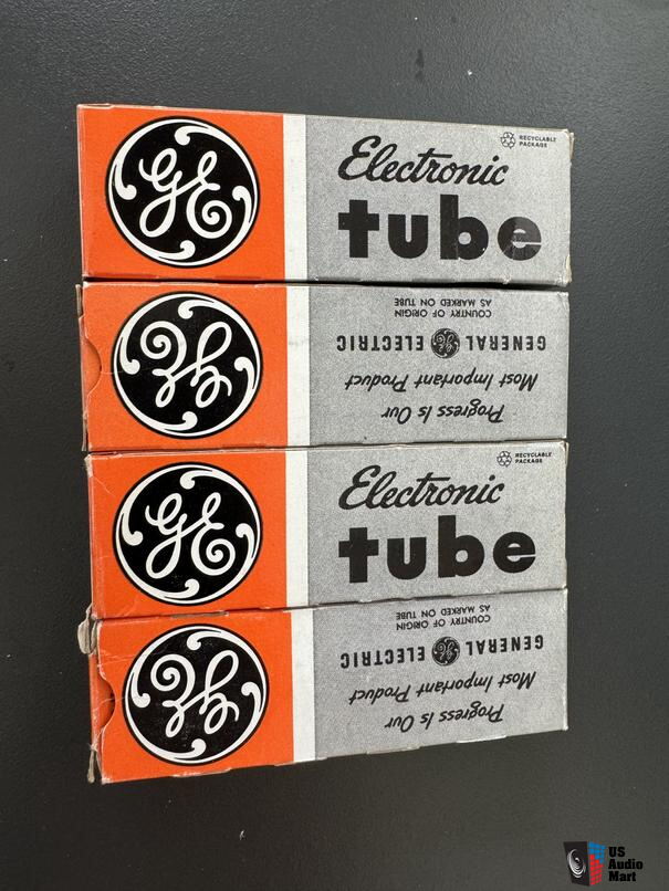 NOS General Electric EL45/6CA7 Matched Quad For Sale - Canuck Audio Mart