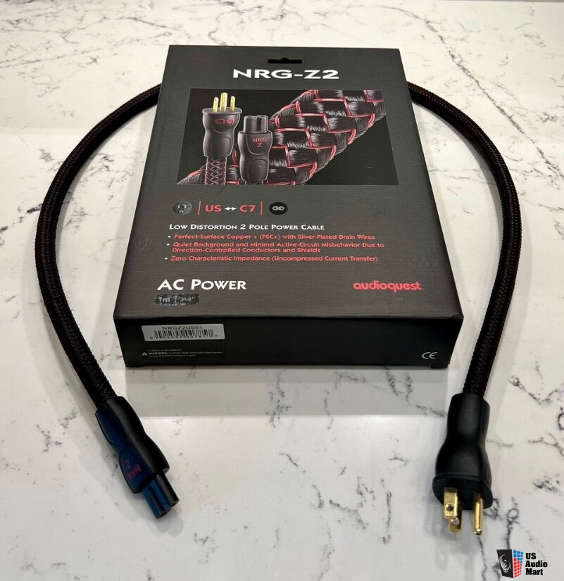 Audioquest NRG-Z2 Power Cable 1M For Sale - US Audio Mart