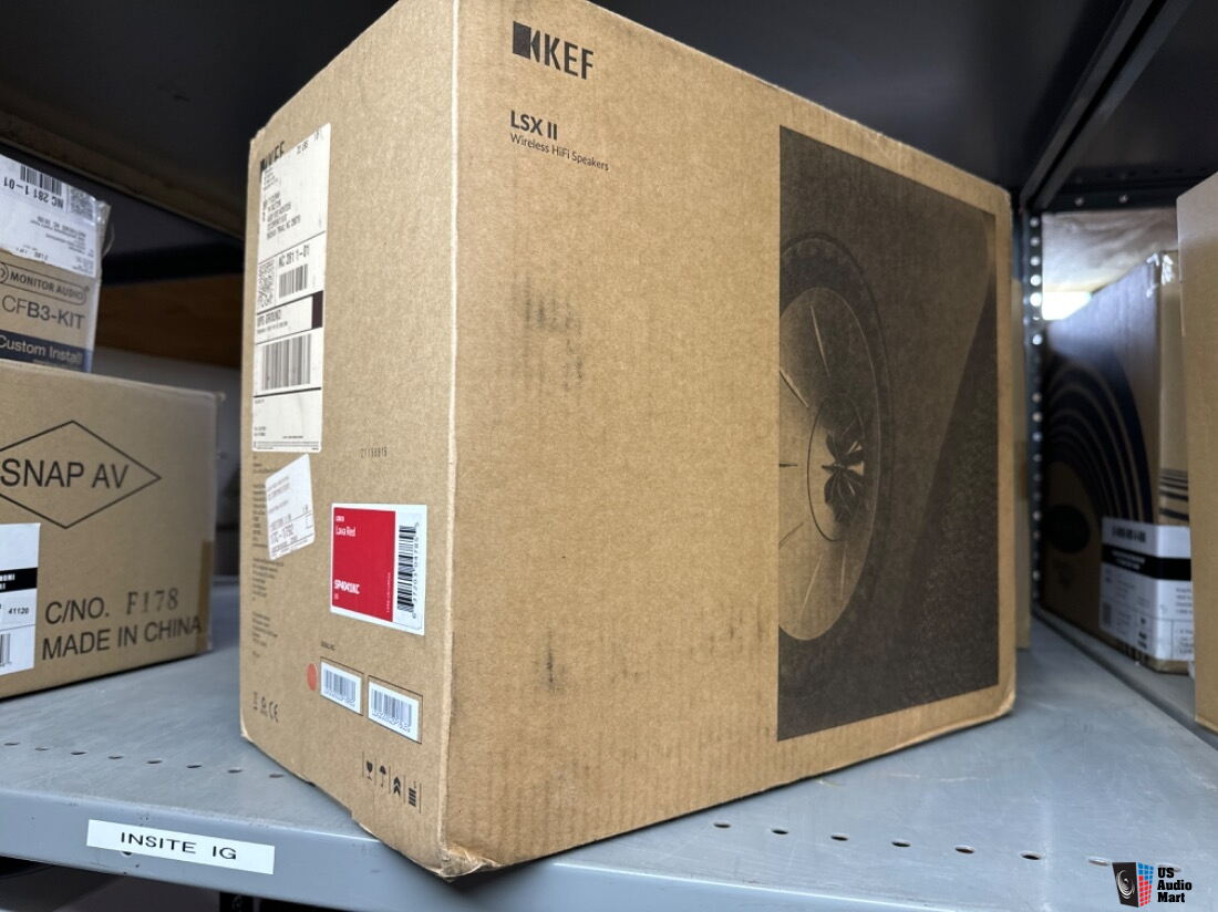 KEF LSX II Lava Red pair For Sale - US Audio Mart