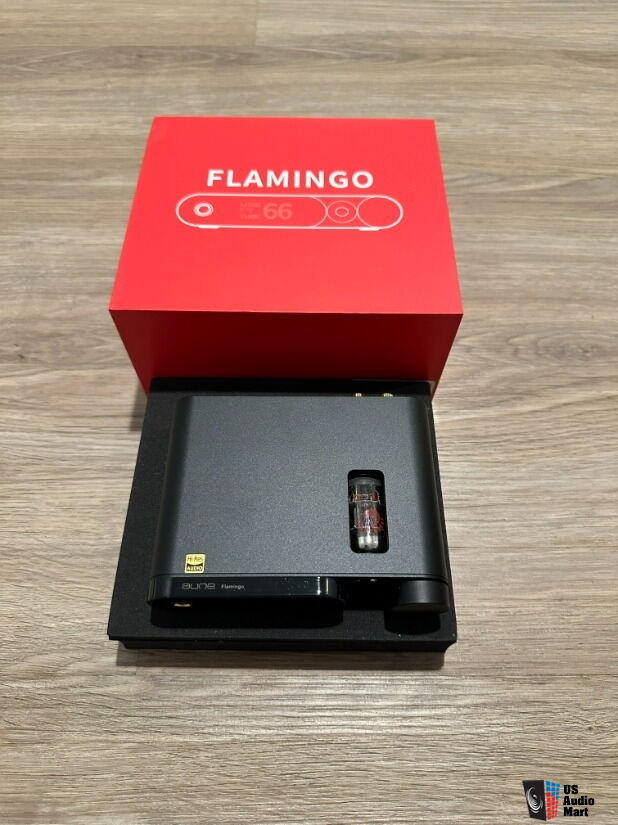 aune Flamingo Headphone Tube Amplifier with DAC and Remote Photo ...