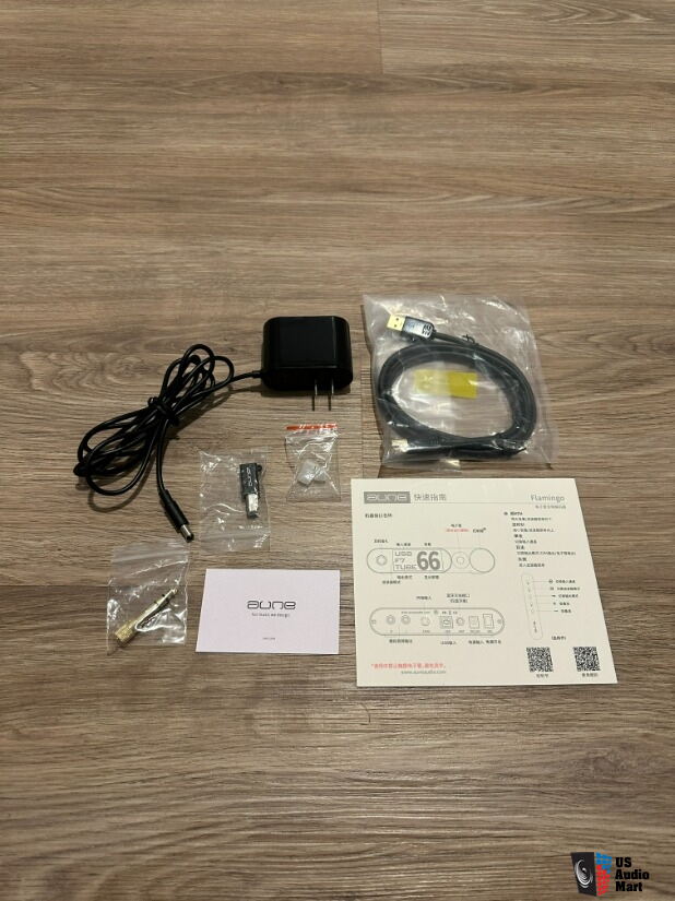aune Flamingo Headphone Tube Amplifier with DAC and Remote Photo ...