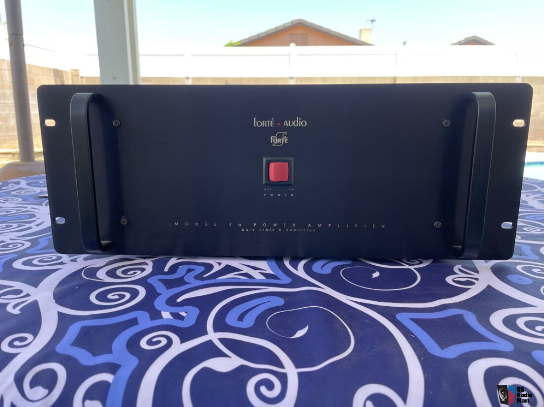 FORTE AUDIO Model 1A Power Amplifier (Class A - 50 w/ch - Completely ...