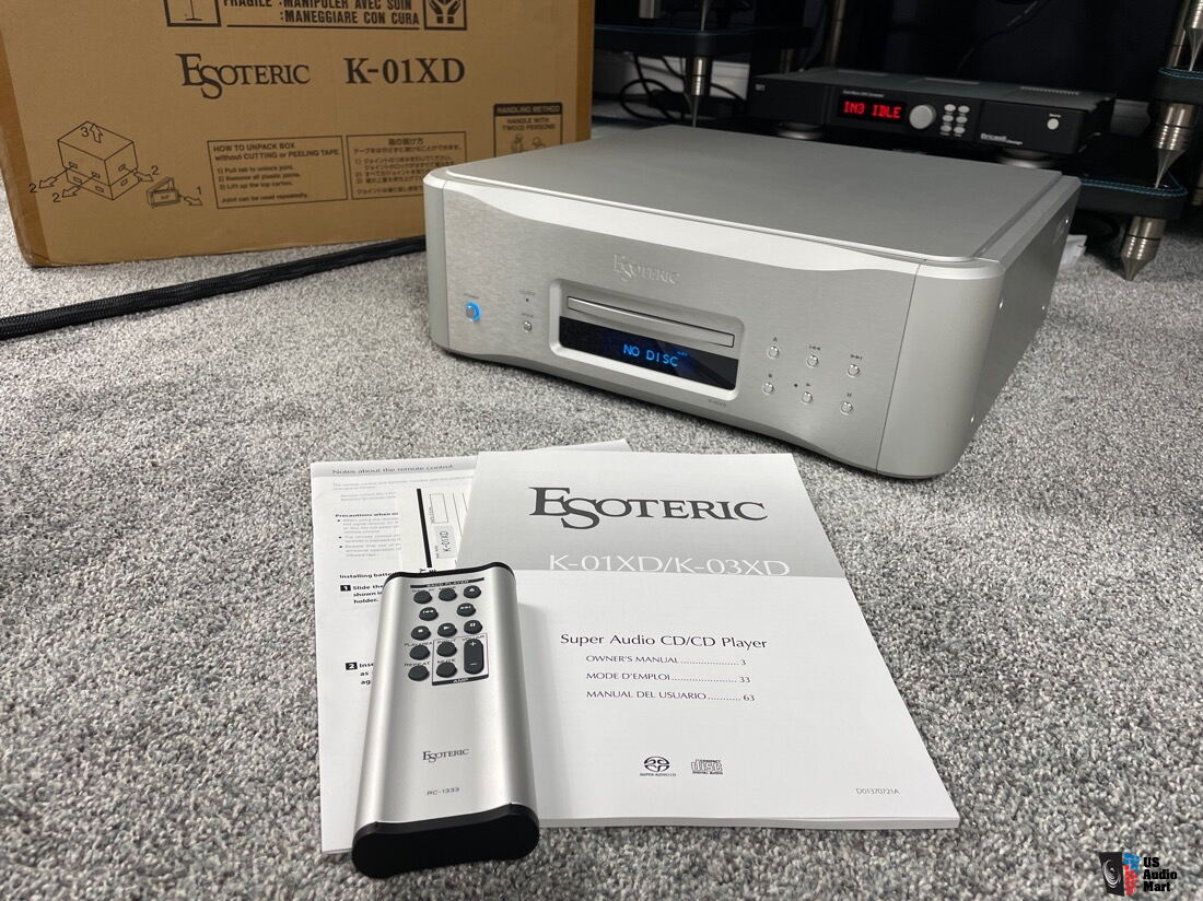 Esoteric K-01XD Super Audio CD/CD Player Silver - Excellent For Sale ...