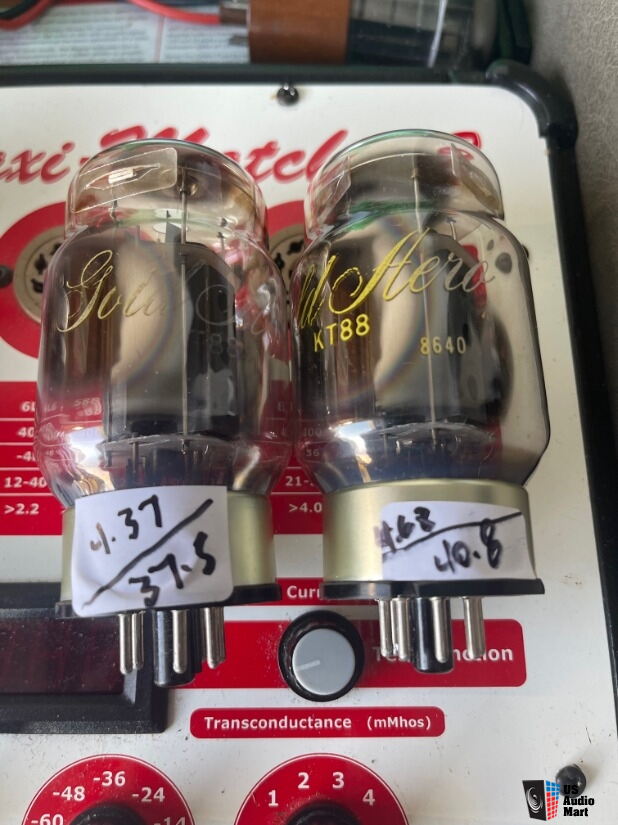 Gold Aero KT-88 Pair For Sale - Canuck Audio Mart