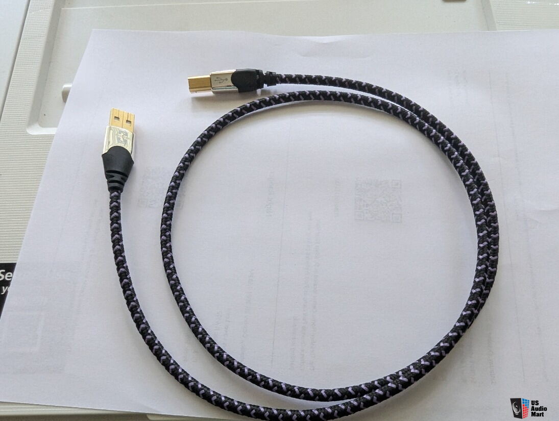 Analysis Plus Purple Plus USB Cable USB-A To USB-B 1.0 Meter Free ...