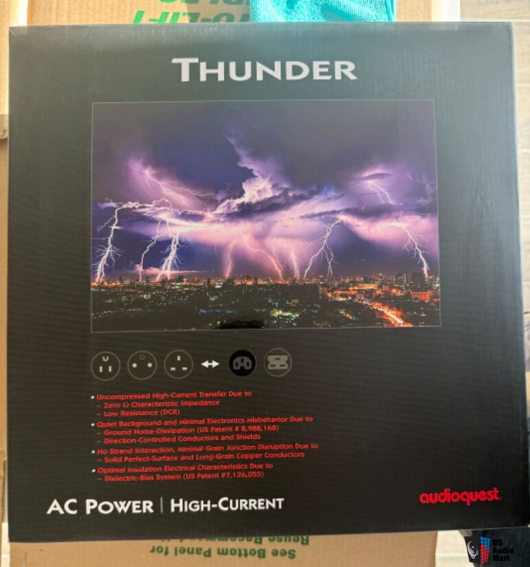 Audioquest Thunder 3M power cord (2 available) For Sale - Canuck Audio Mart