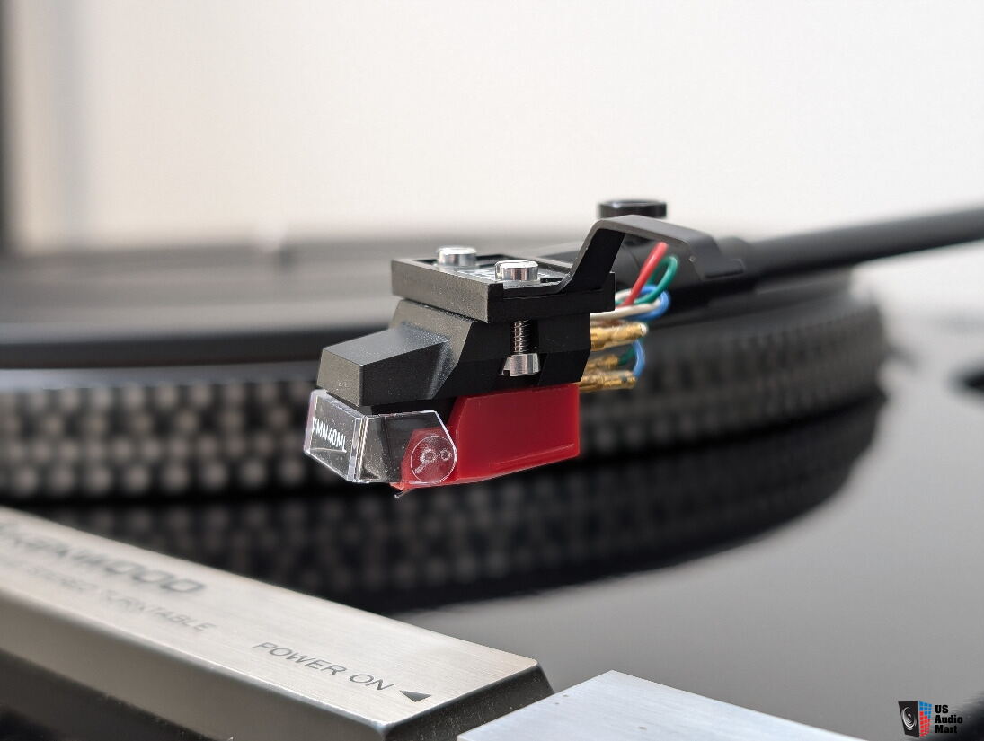Kenwood KD-500 Turntable w/ Carbon Fiber ADC Tonearm, Custom Black, AT ...