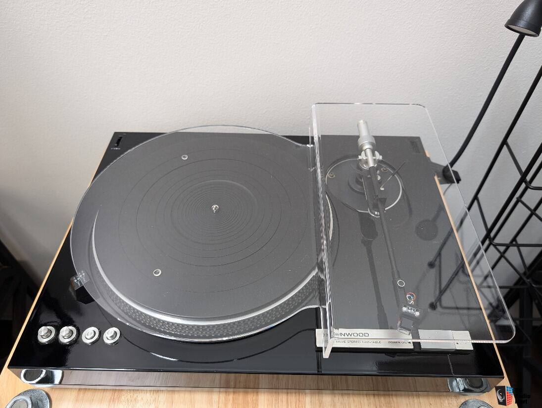 Kenwood KD-500 Turntable w/ Carbon Fiber ADC Tonearm, Custom Black, AT ...