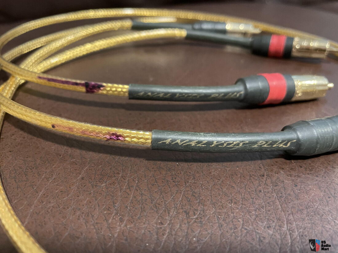 Analysis Plus Gold Oval Micro RCA Interconnects 1m Photo #5230174 - US ...