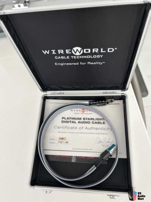 Wireworld Platinum Starlight Ethernet Cable - 1M For Sale - US Audio Mart