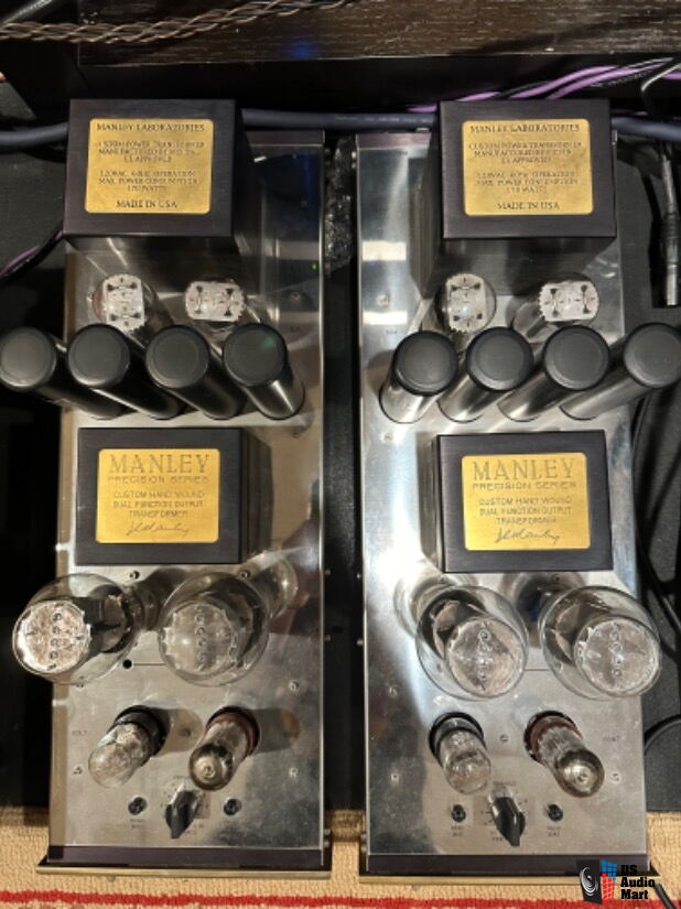 Manley Labs "Retro" SE/PP 300B monoblocks with extra tubes and owner's ...